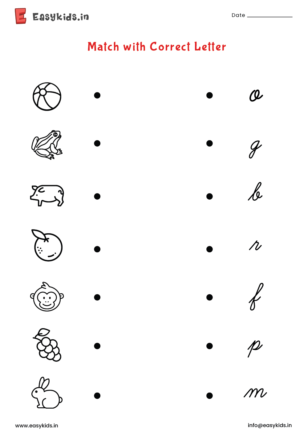 LKG Worksheets EasyKids in LKG Worksheets EasyKids in