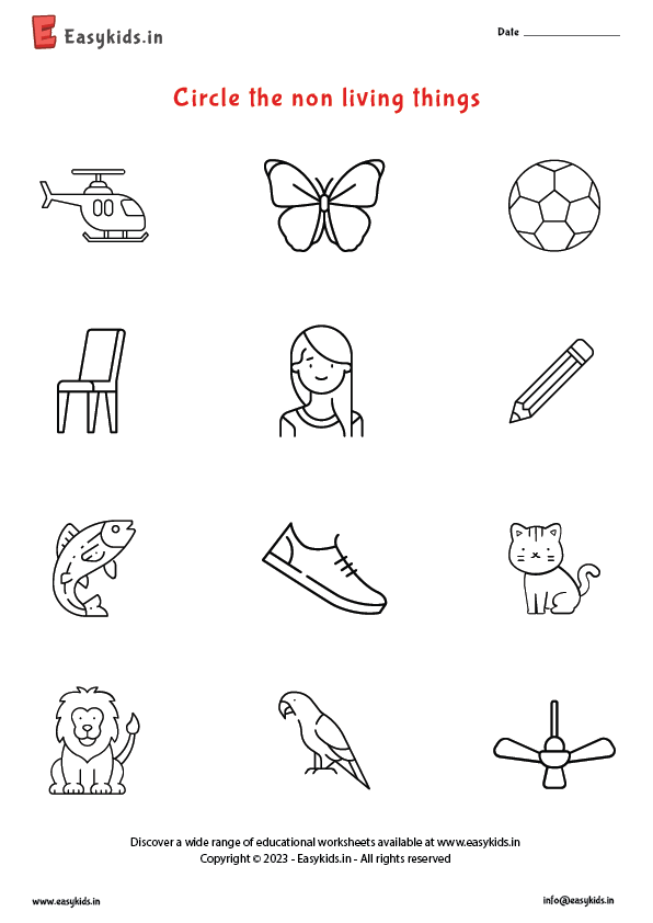 Live Worksheet Living And Non Living Things Live Worksheet Living And Non Living Things