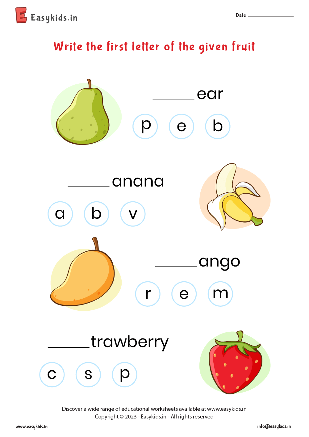 UKG Worksheets EasyKids in UKG Worksheets EasyKids in