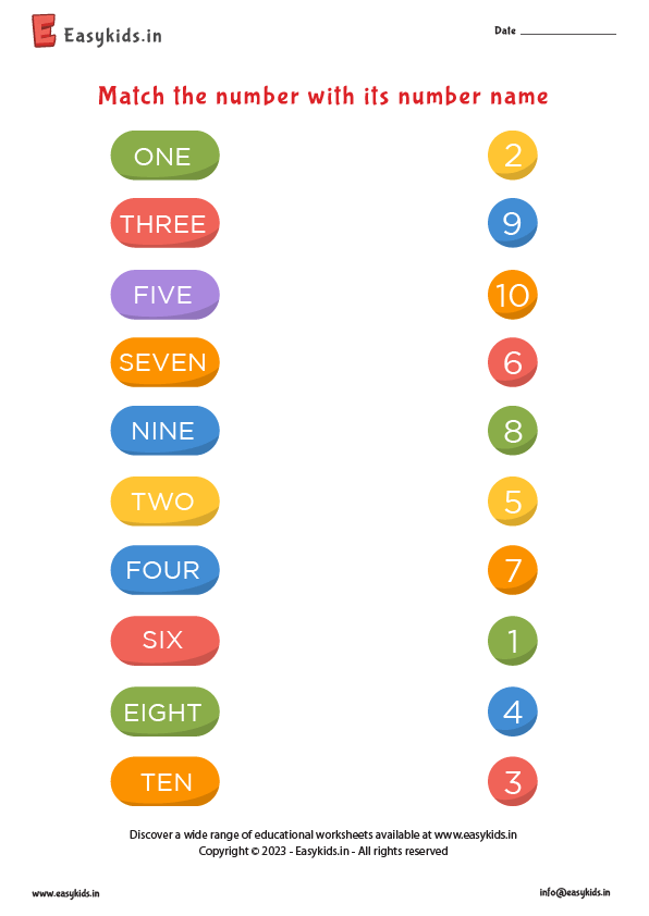UKG Worksheets EasyKids in