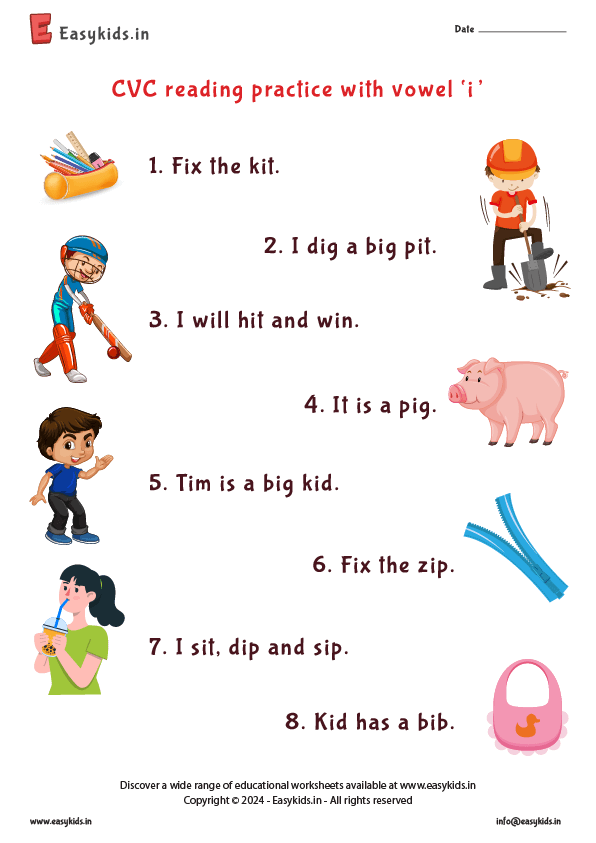 CVC Words worksheet